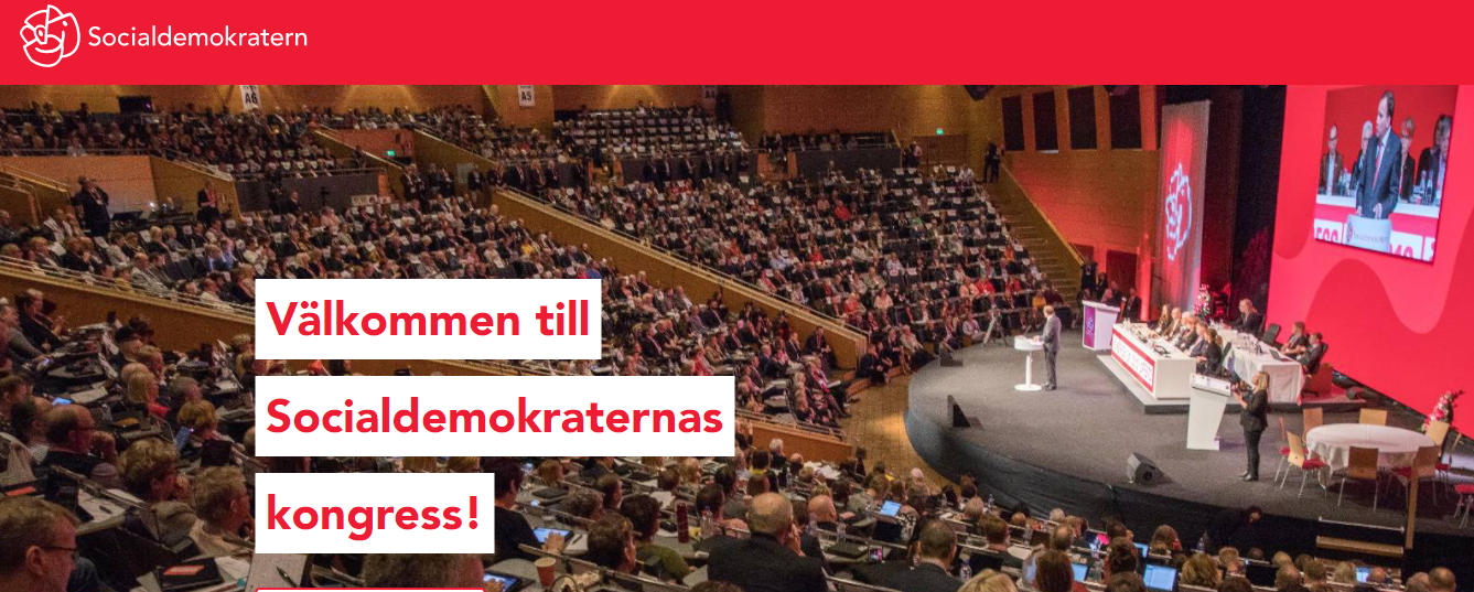 Socialdemokraterna håller partikongress från 3 till 7 nov. 2021 ...