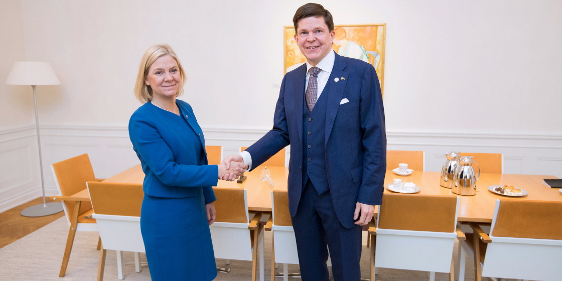 “Jag kommer inte ignorera Vänsterpartiet.” Talmannen Andreas Norlén gav ...